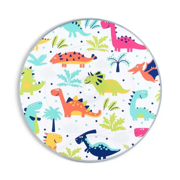 KARTELL Tip Top Table In With Dinosaur Drawings