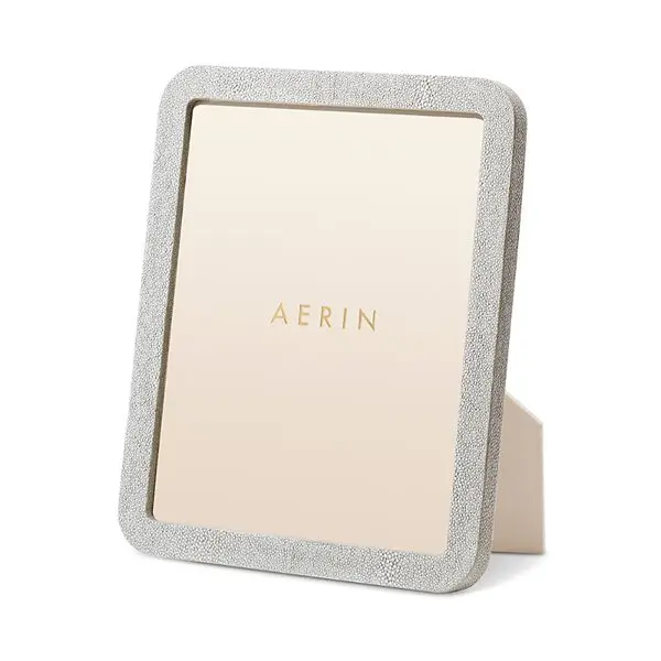 Aerin Modern Shagreen Frame 8 X 10 - Dove