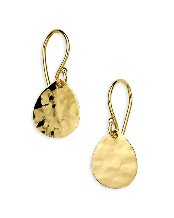 Ippolita Classico Crinkle Drop Earrings - Gold