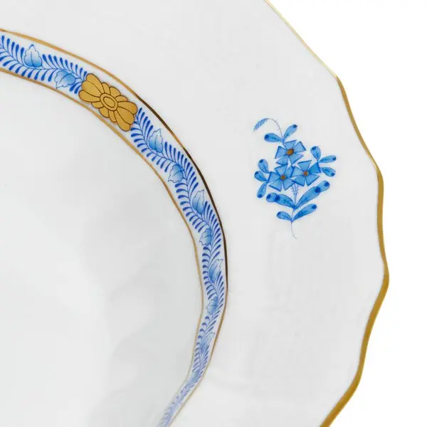HEREND Chinese Bouquet 9.5 Rim Soup Bowl