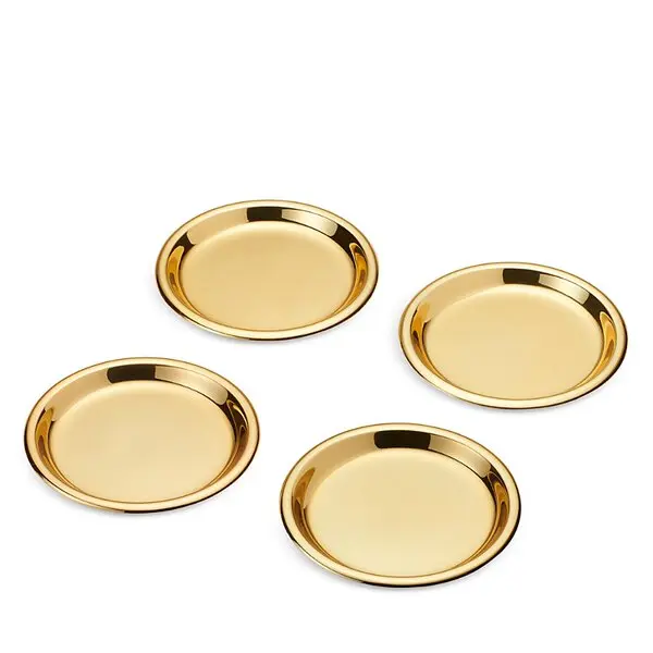 Aerin Marzia Coasters, Set Of 4 - Gold