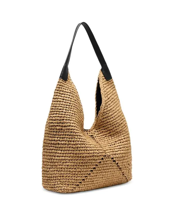 Whistles Triangular Straw Tote - Neutral