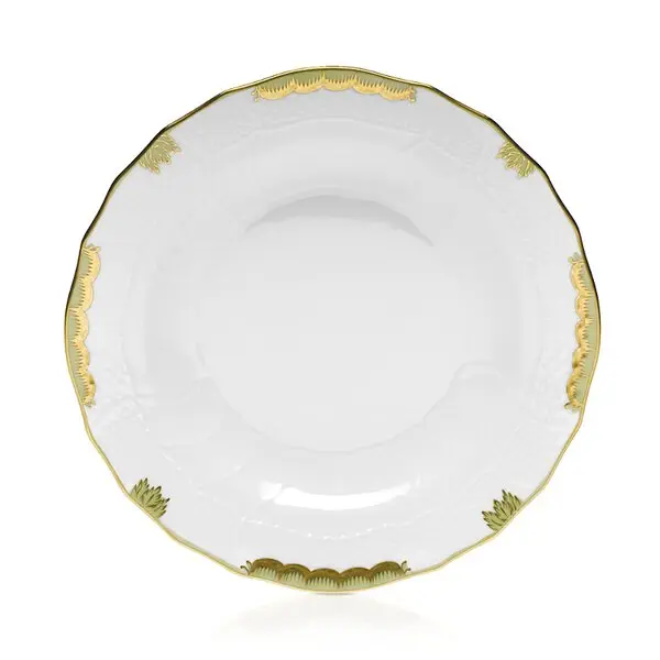 HEREND Princess Victoria Dessert Plate - Green