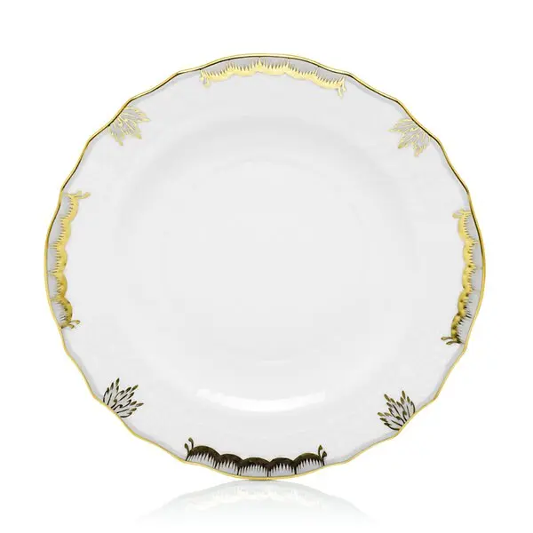 HEREND Princess Victoria Salad Plate - Gray