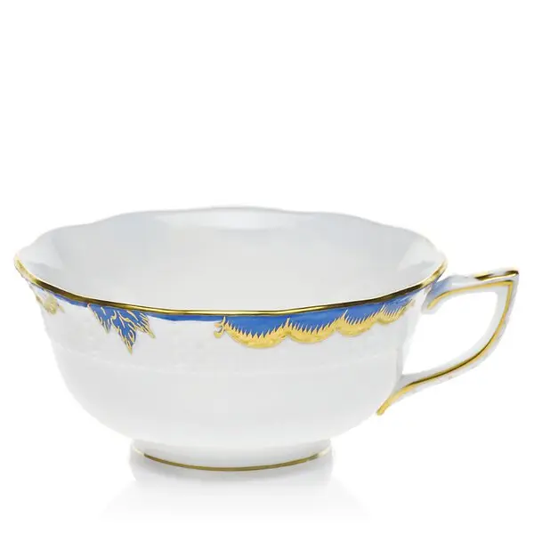 HEREND Princess Victoria Tea Cup - Blue