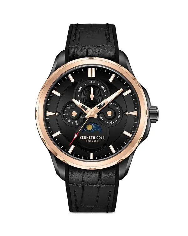 KENNETH COLE Watch, 42mm - Black