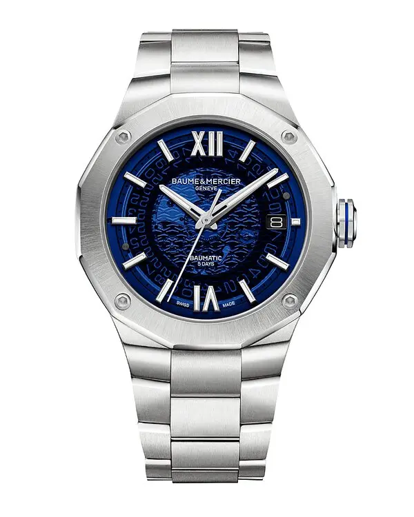 Baume & Mercier Riviera Dodecagonal Automatic Watch - Blue/steel