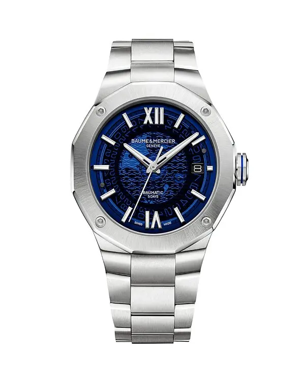 Baume & Mercier Riviera Dodecagonal Automatic Watch - Blue/steel