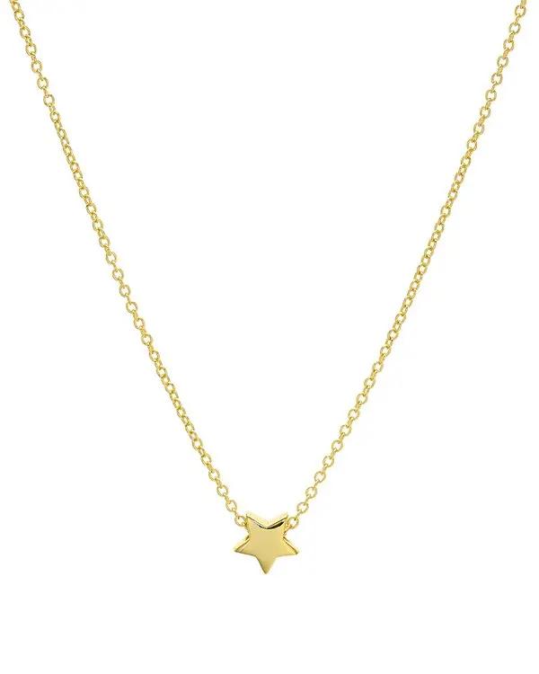Aqua Star Pendant Necklace In -plated Sterling - Gold