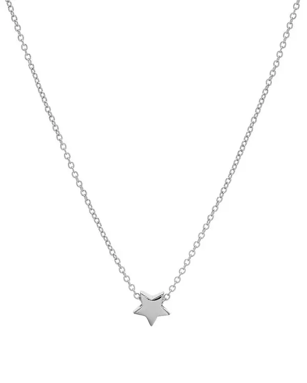 Aqua Star Pendant Necklace In -plated Sterling - Silver