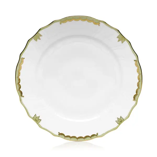 HEREND Princess Victoria Dinner Plate - Green