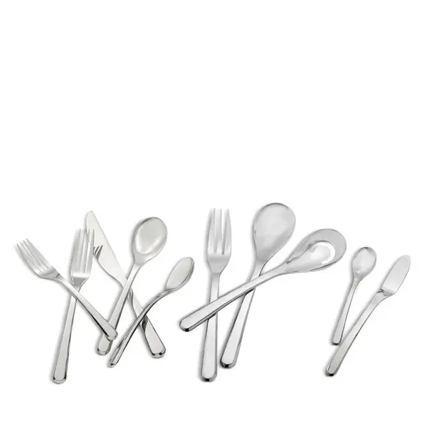 NAMBE Aura 45-piece Flatware Set - Silver