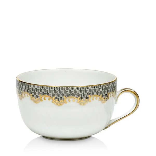 HEREND Fishscale Canton Cup - Gray