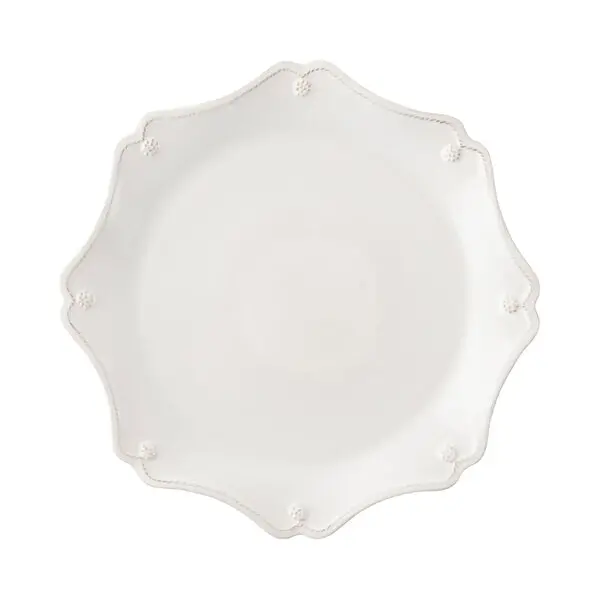 JULISKA Berry & Thread Scallop Platter/charger - Whitewash