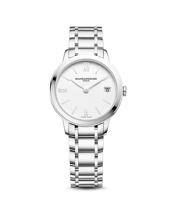 Baume & Mercier Classima 10335 Watch, 31mm - White/silver