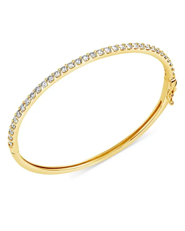 Bloomingdale'S Diamond Bangle Bracelet 1.0 Tcw In 14k Gold - Yellow Gold