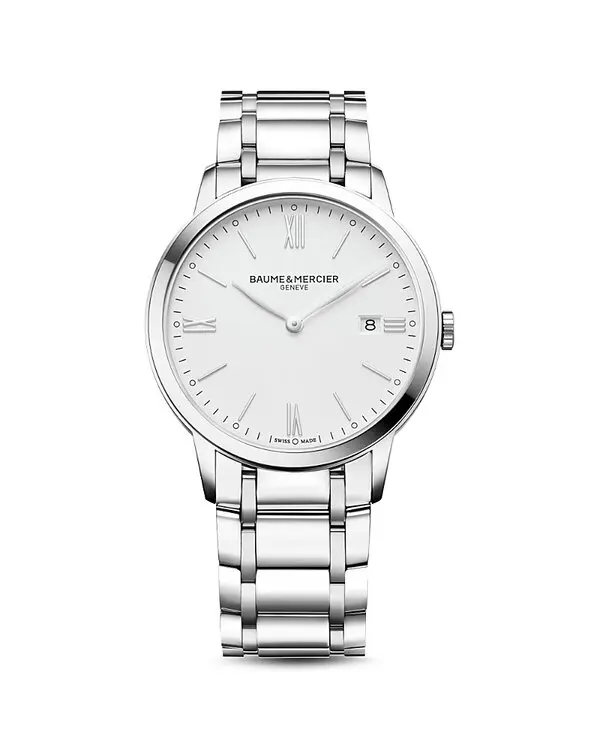 Baume & Mercier Classima 10354 40mm Watch - White/silver