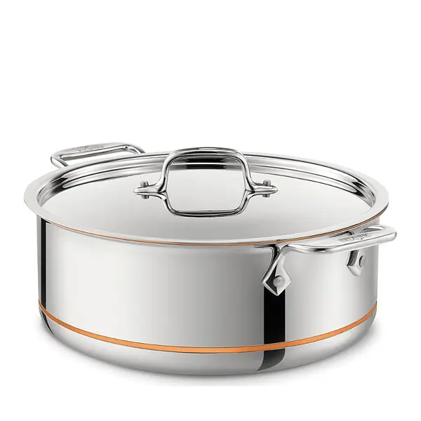 ALL-CLAD Copper Core 8-quart Covered Stock Pot - No Color