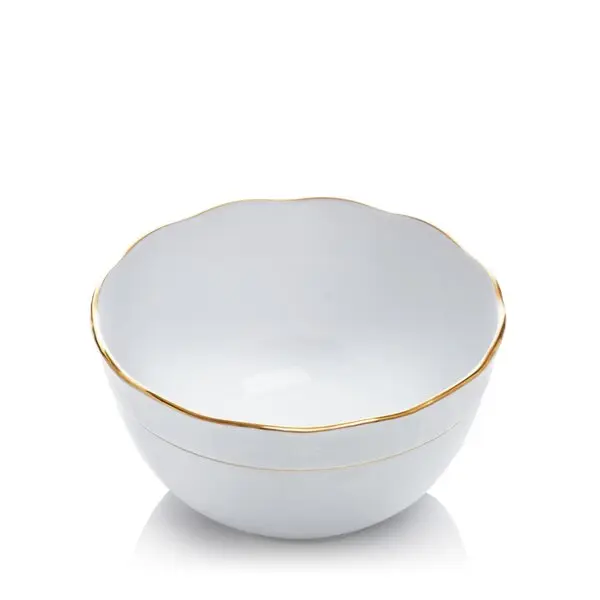 HEREND Golden Edge Round Bowl