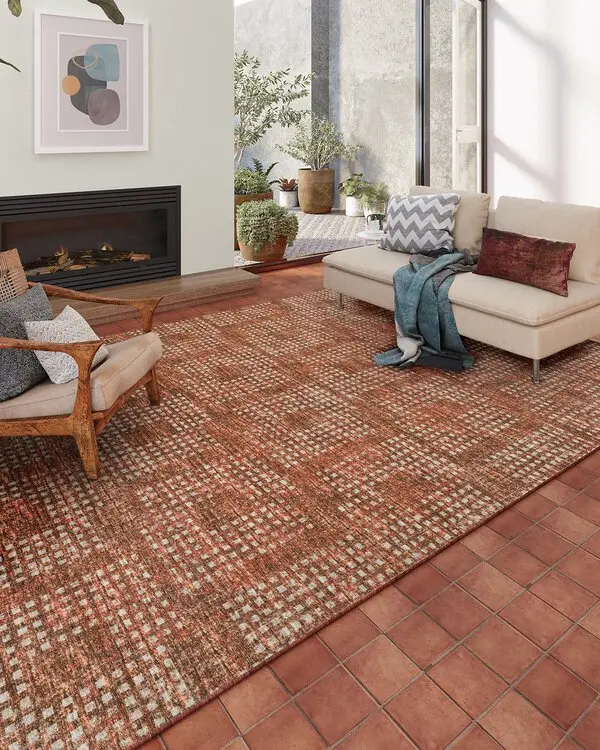 DALYN RUG COMPANY Delano Da1 Area Rug, 8' X 10 - Paprika