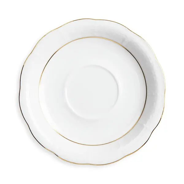 HEREND Golden Edge Tea Saucer
