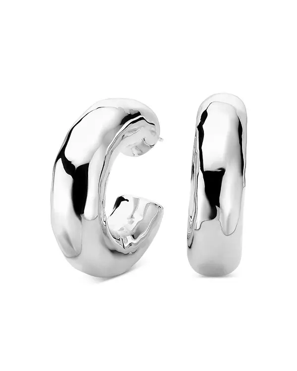 Ippolita Sterling Classico Medium Hoop Earrings - Silver