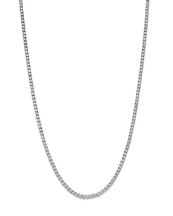 Bloomingdale'S Diamond Classic Tennis Necklace 3.0 Ct. T. W - White