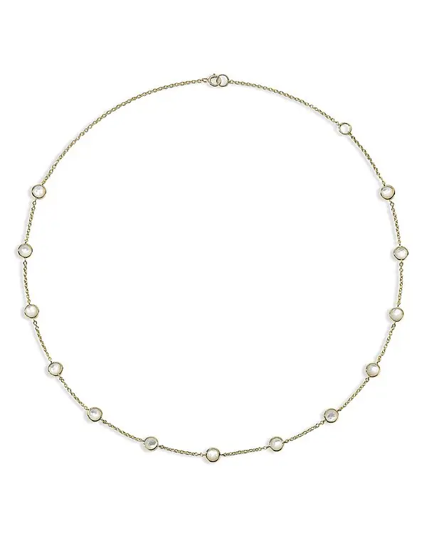 Ippolita 18k Yellow Gold Lollipop Mother Of Pearl Station Collar Necklace - White/gold