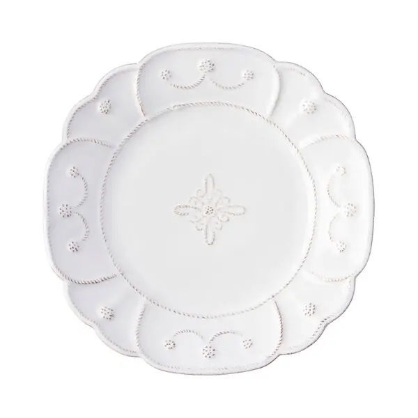 JULISKA Jardins Du Monde Whitewash Dessert/salad Plate - White