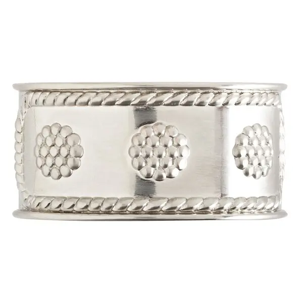 JULISKA Berry & Thread Napkin Ring - Silver