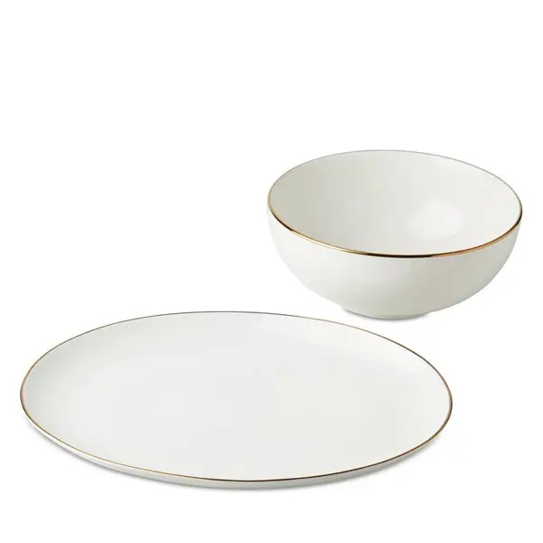 LENOX Trianna 2-piece Platter And Serving Bowl Set