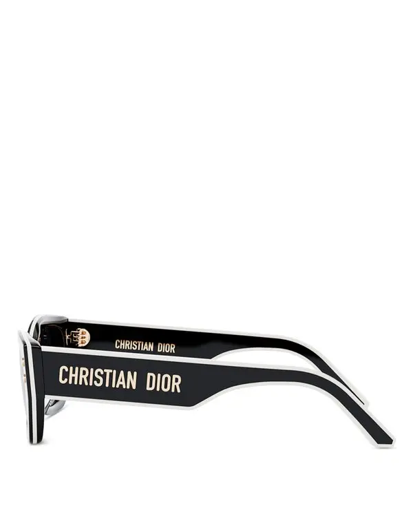 Dior Diorpacific S2u 53mm Square Sunglasses - Black/gray Solid