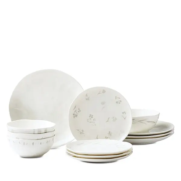 LENOX Oyster Bay 12-piece Dinnerware Set - White