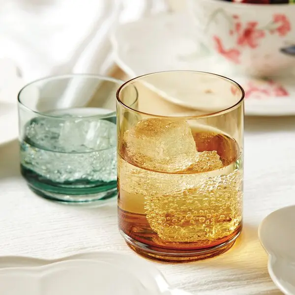 LENOX Tuscany Classics Stackables Short Glasses, Set Of 4 - Green