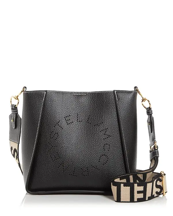 Stella McCartney Logo Crossbody Bag - Black
