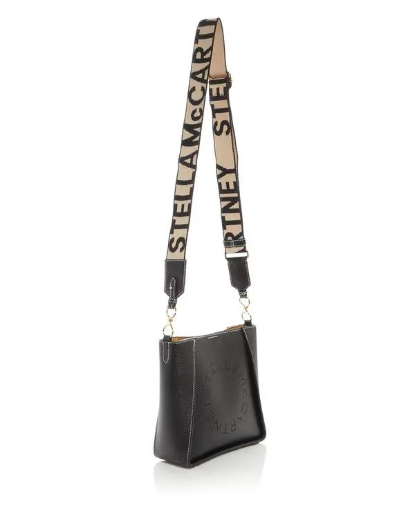 Stella McCartney Logo Crossbody Bag - Black