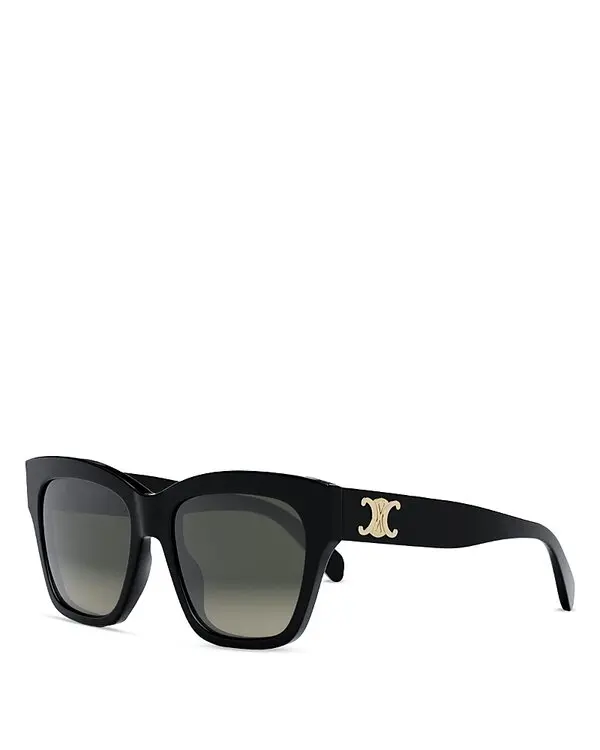 Celine Triomphe Geometric Sunglasses - Black/gray Gradient