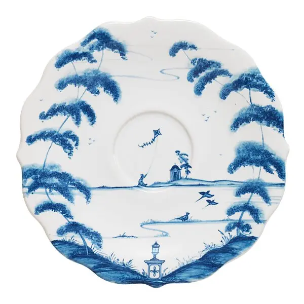 JULISKA Country Estate Saucer Garden Follies - Delft Blue
