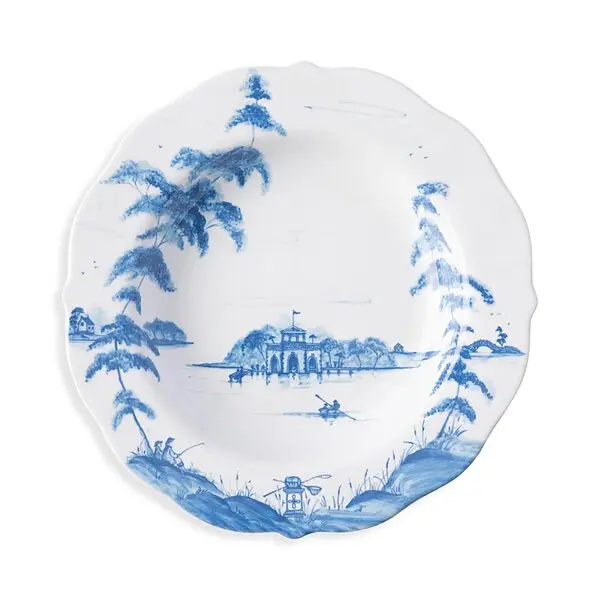 JULISKA Country Estate Pasta/soup Bowl Boathouse - Delft Blue