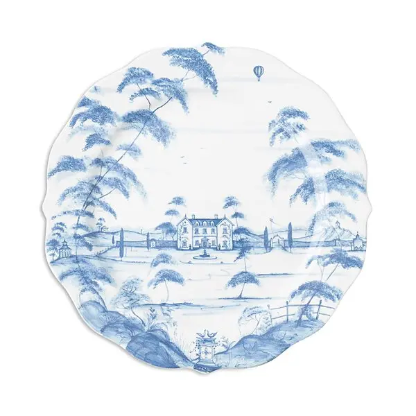 JULISKA Country Estate Charger Plate Main House - Delft Blue