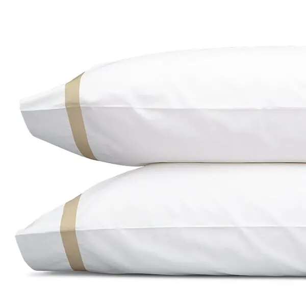 MATOUK Lowell King Pillowcase, Pair - Champagne