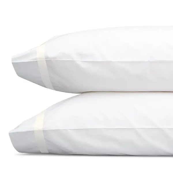 MATOUK Lowell King Pillowcase, Pair - Ivory