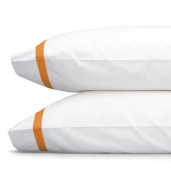 MATOUK Lowell King Pillowcase, Pair - Tangerine
