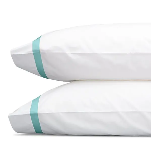 MATOUK Lowell Standard Pillowcase, Pair - Aquamarine