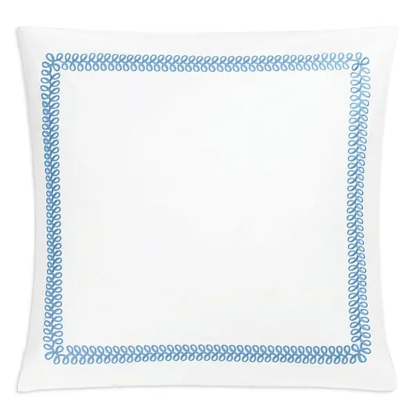 MATOUK Astor Braid Euro Sham - Sky