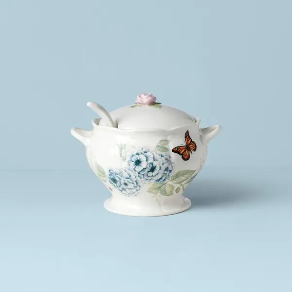LENOX Butterfly Meadow 2 Piece Tureen & Ladle Set