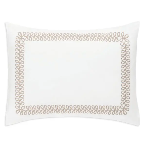 MATOUK Astor Braid Boudoir Sham - Dune