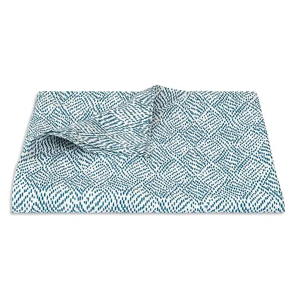 MATOUK Duma Diamond Round Tablecloth, 70 - Blue