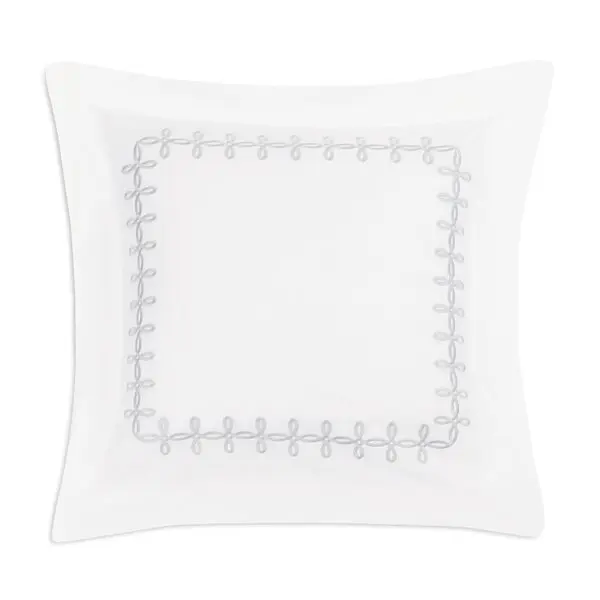 MATOUK Gordian Knot Percale Euro Sham - Silver