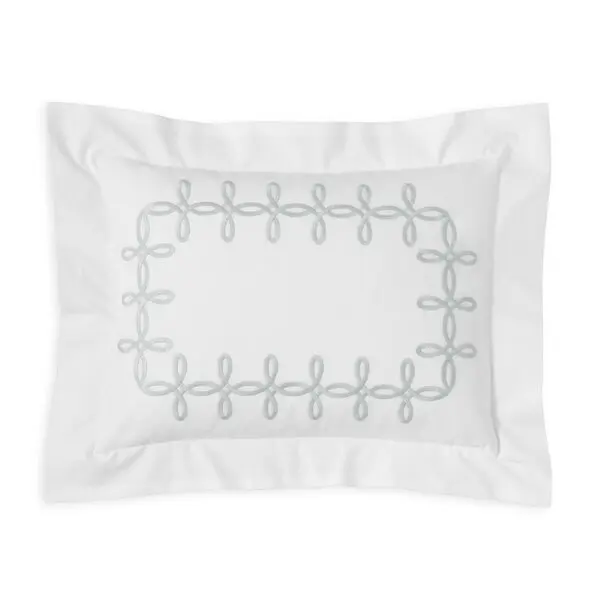MATOUK Gordian Knot Boudoir Sham - Silver